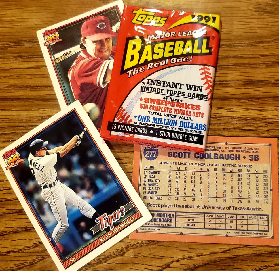 Walk Down Memory Lane as 1991 Topps Baseball Turns 30