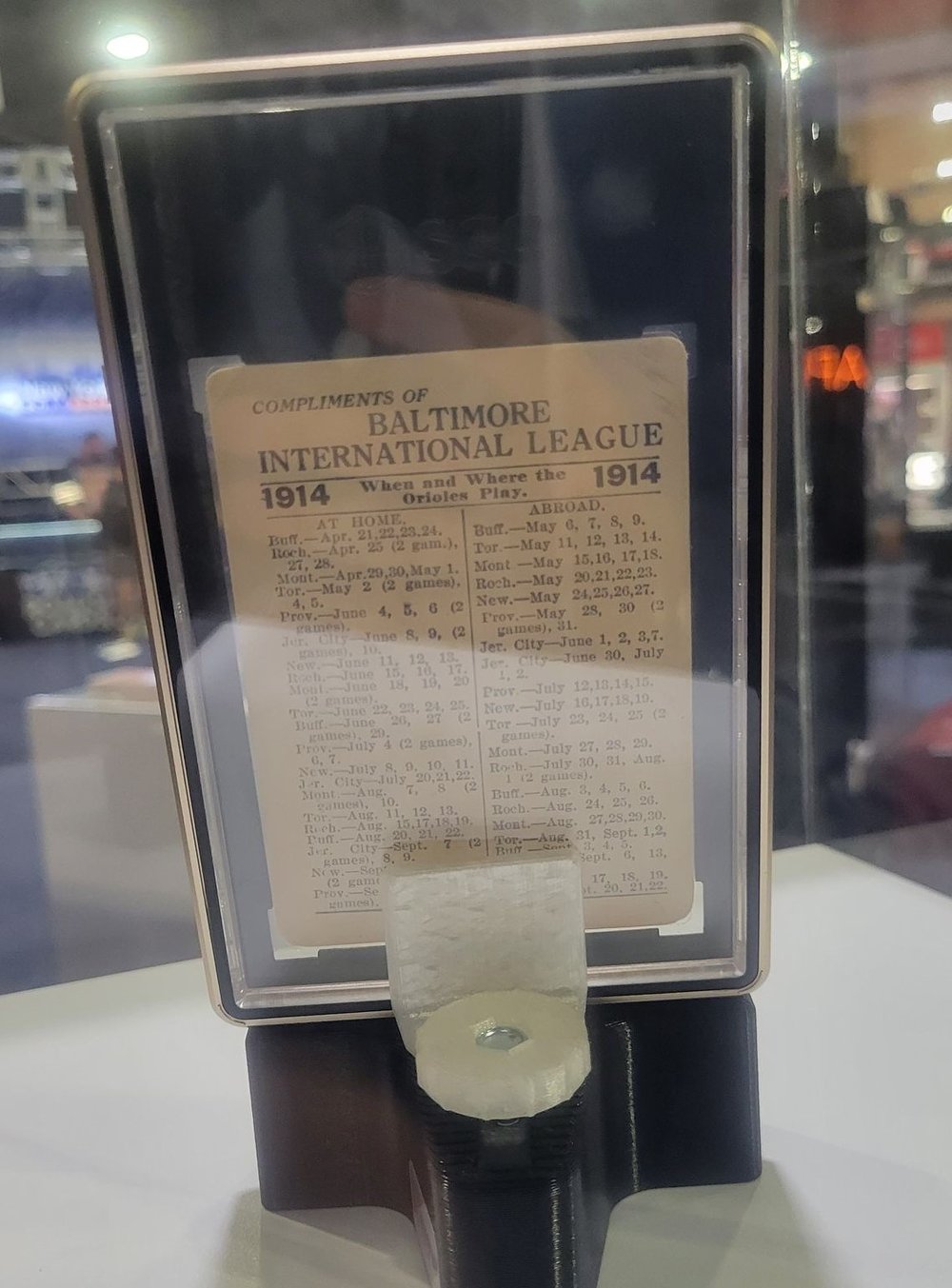 The 1914 Baltimore News Babe Ruth Rookie Card with the Orioles