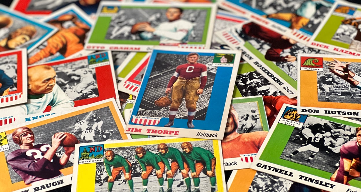 1955 Topps All-American-Football Set Highlights Testing the Waters ...