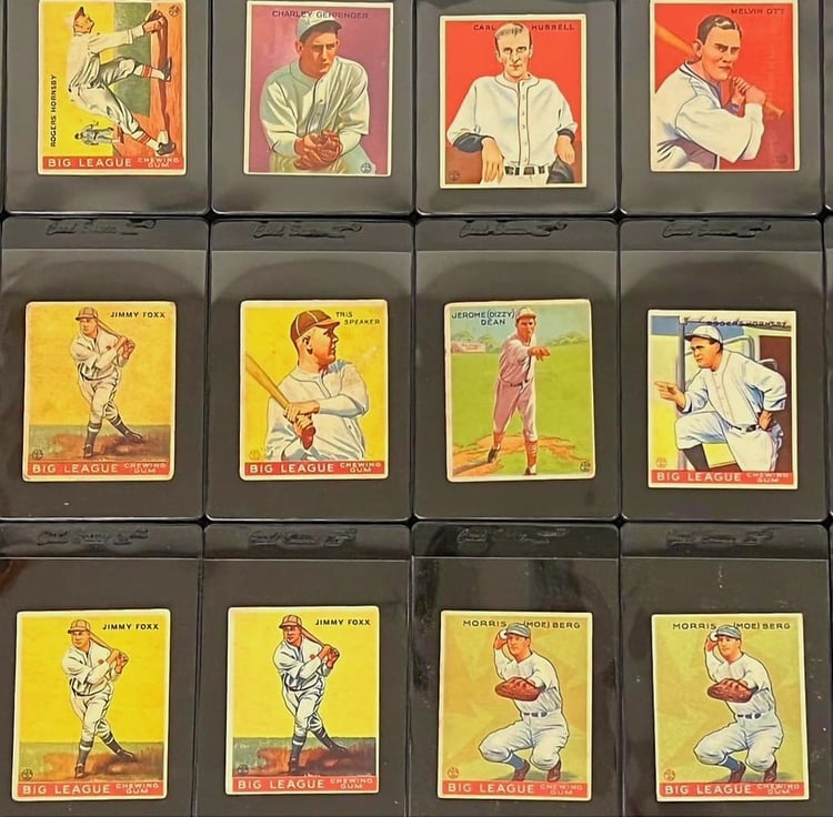 22 Babe Ruth and Lou Gehrig Baseball Cards Highlight Incredible Find