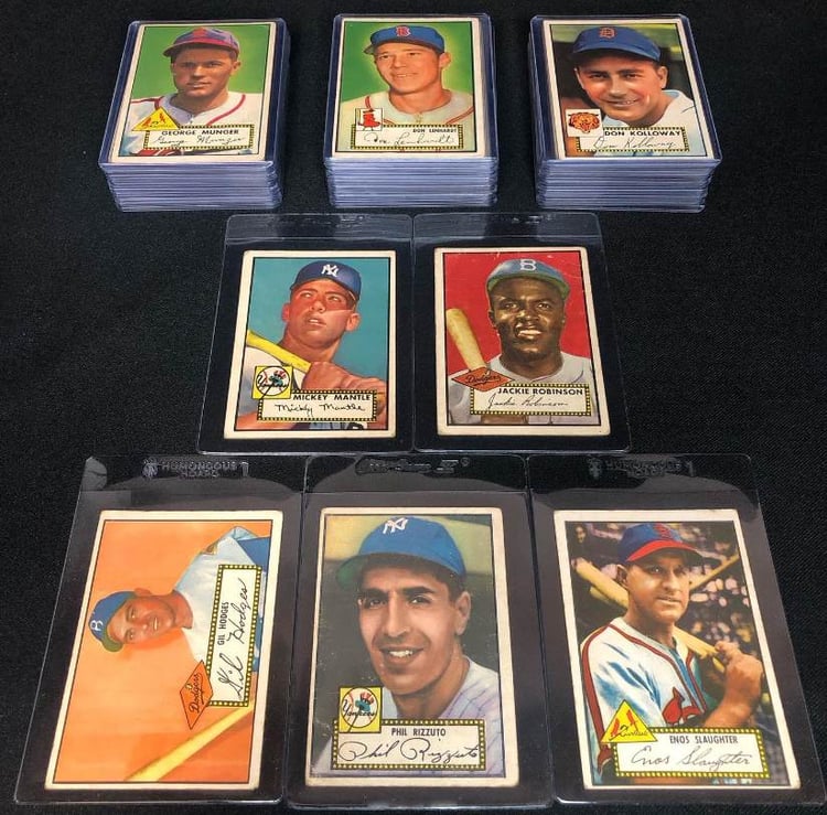 1952 Topps Mickey Mantle Rookie Card Highlights The Tampa Collection