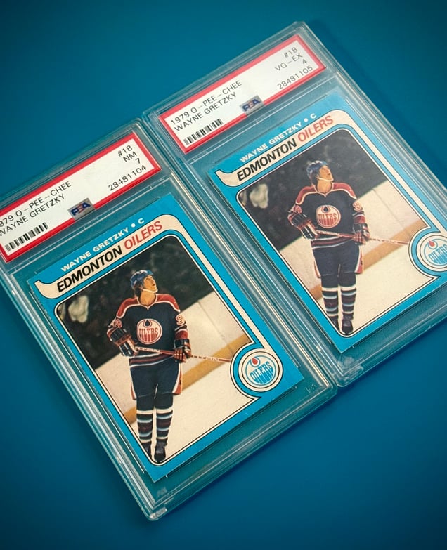 Two 1979 O-Pee-Chee Wayne Gretzky Rookies Purchased by Just Collect