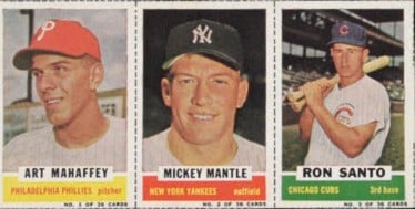 1961 Bazooka Panels Baseball Set Collection | Just Collect Blog