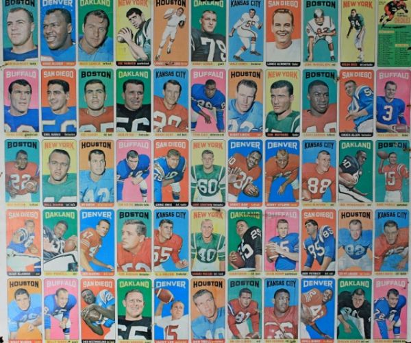 1965 Topps Football Tall Boy Pigskin Collection | Just Collect Blog
