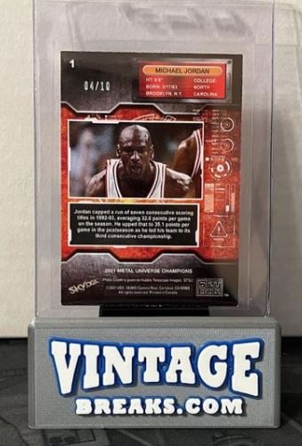Michael Jordan Precious Metal Gem Green Pulled by Vintage Breaks