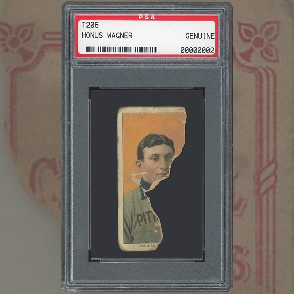 HALF of a 1909-1911 T206 Honus Wagner at Auction