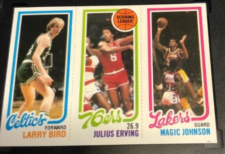 Larry Bird and Magic Johnson Rookie Card Sets Record Price