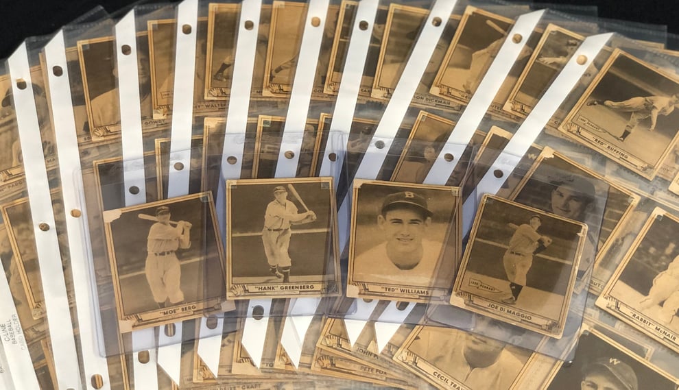 Mysteriously-Stamped 1939 Play Ball Baseball Card Collection