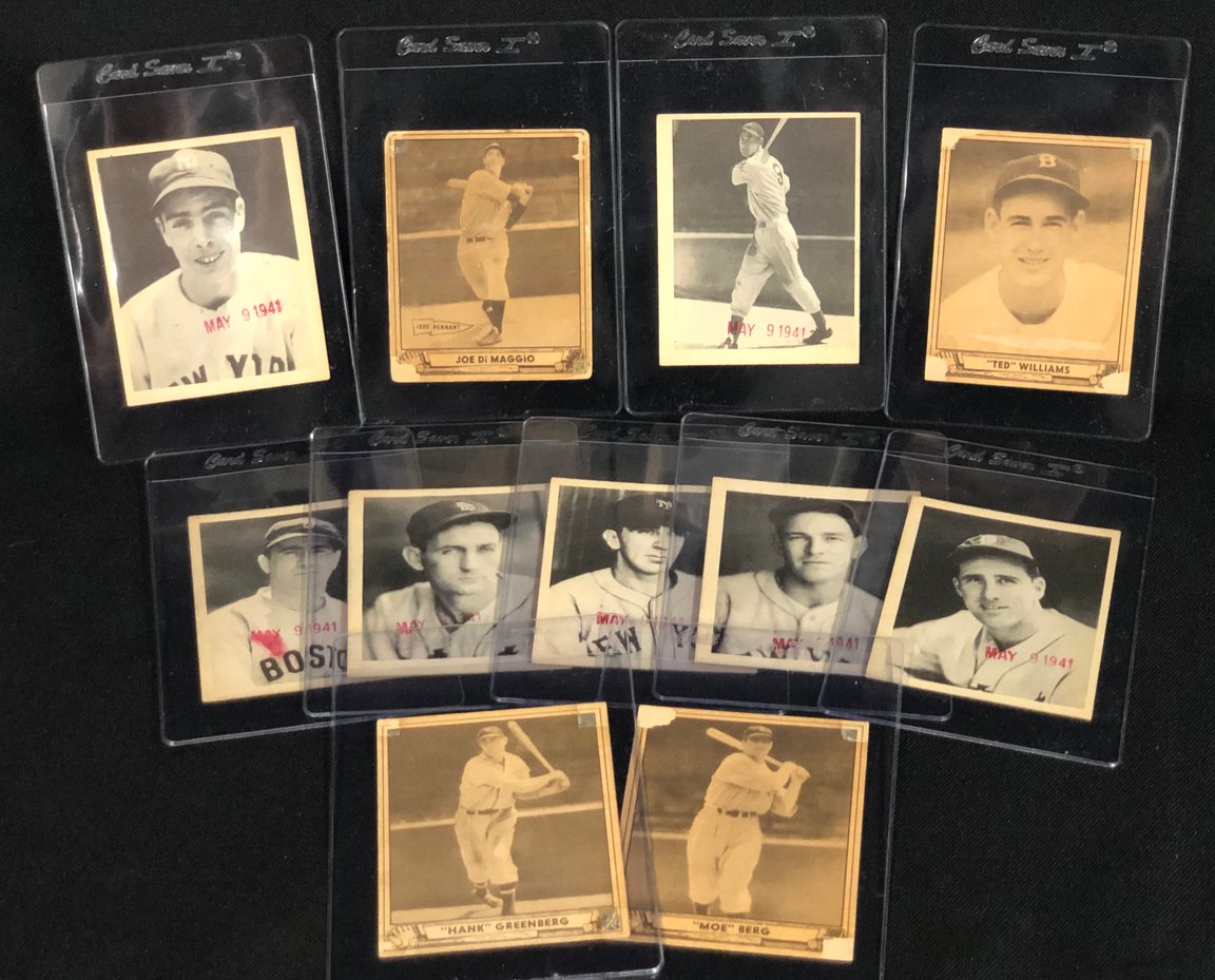Mysteriously-Stamped 1939 Play Ball Baseball Card Collection
