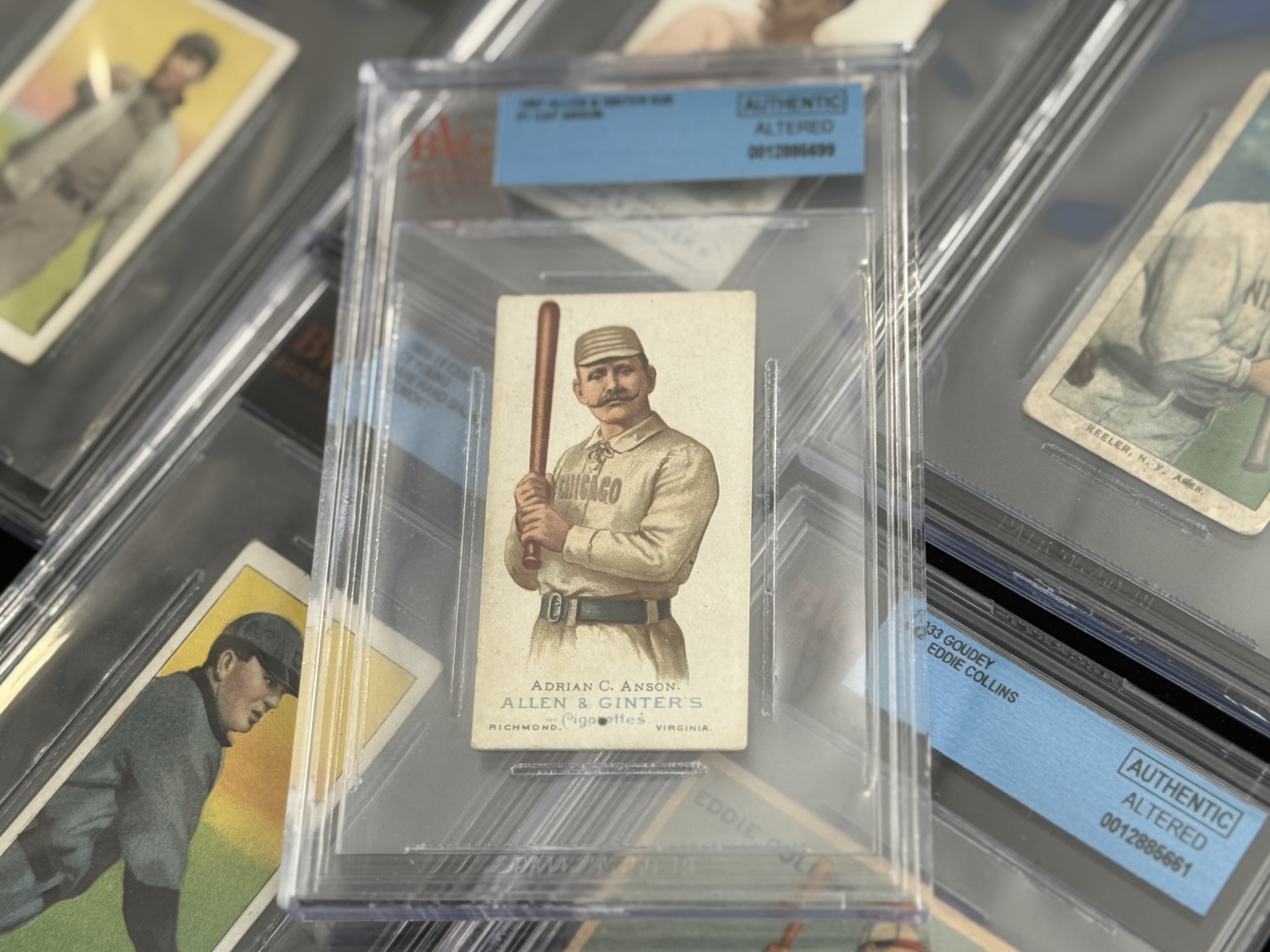 1888 Allen & Ginter and 1909-11 T206 Beckett Graded Hall of Famers ...