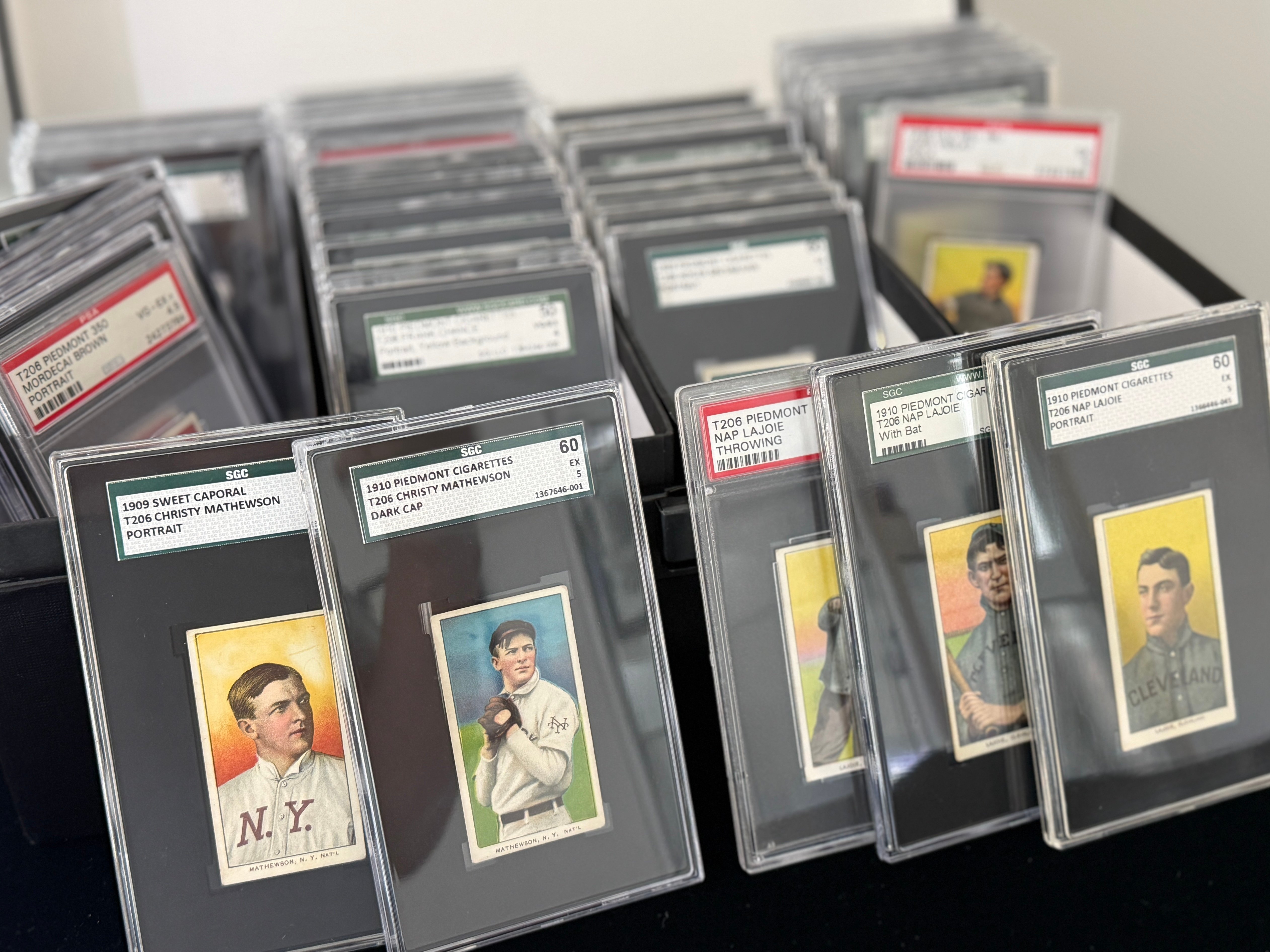 Podcast Leads to Collection of 158 Graded 1909-11 T206 Cards with HOF