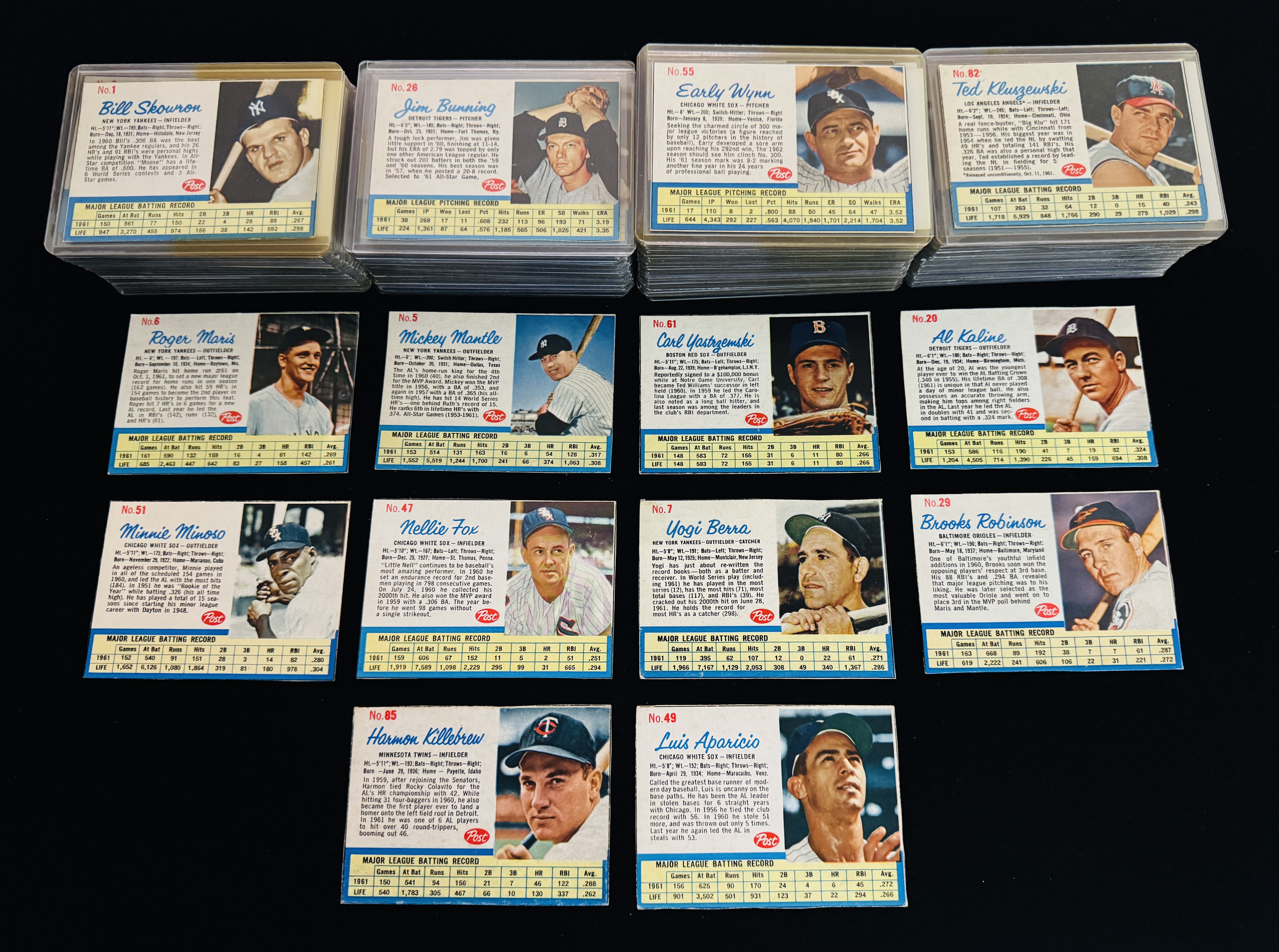 1962 Post Cereal Baseball Card with Mickey Mantle Purchased by Just Collect