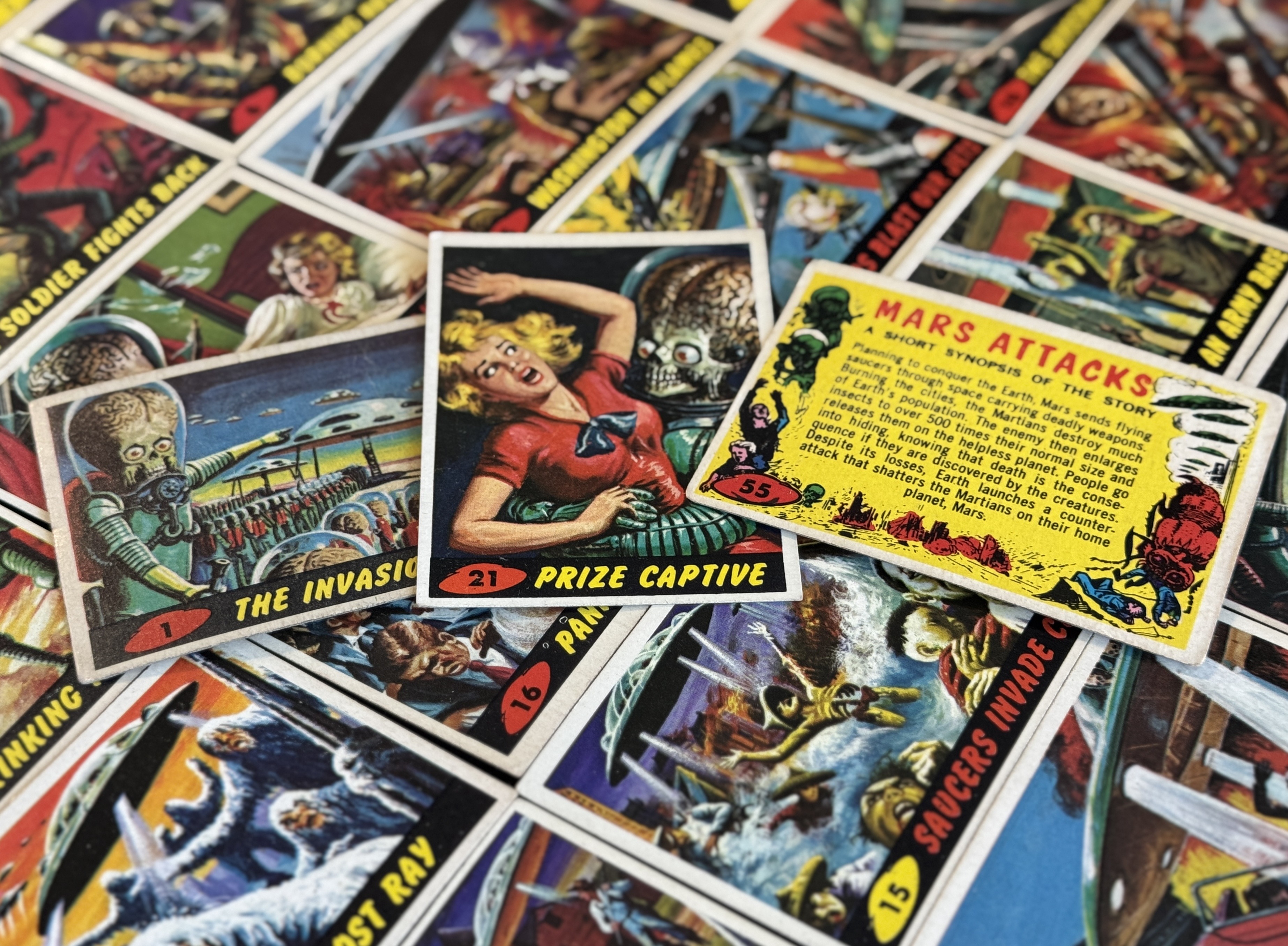 1962 Topps Mars Attacks Card Sets Purchased by Just Collect